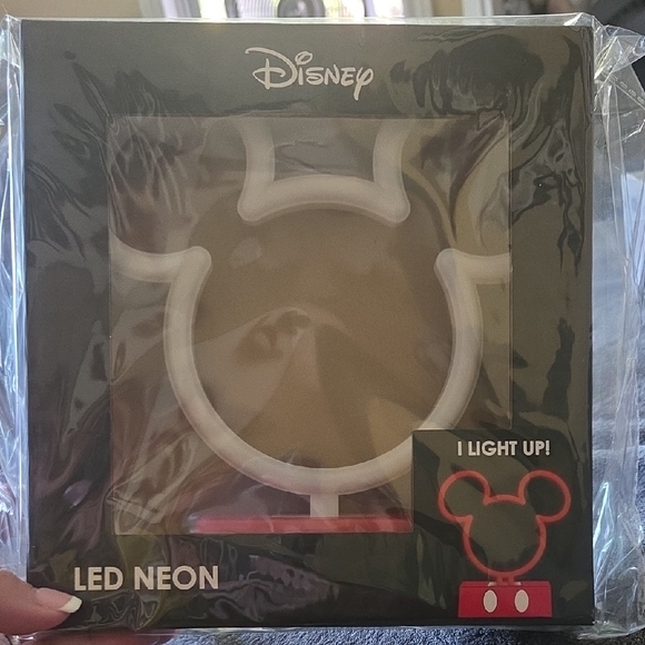 Disney | Accents | Disney Mickey Mouse Led Neon Light In White | Poshmark